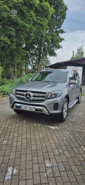 Серый Мерседес GLS 450 2017 в Паневежис, объемом двигателя 3.00 л и пробегом 104 тыс. км за 21900 €, фото  на AUTOMOTO.COM.LV