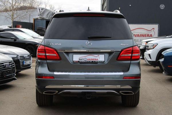 Серый Мерседес GLS 450 2017 в Вильнюс, объемом двигателя 3.00 л и пробегом 128 тыс. км за 23400 €, фото 4 на AUTOMOTO.COM.LV