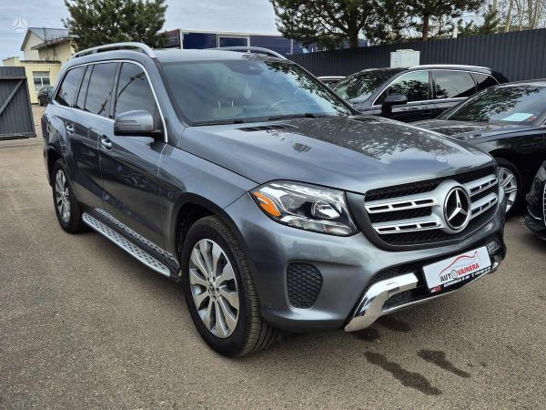 Серый Мерседес GLS 450 2017 в Вильнюс, объемом двигателя 3.00 л и пробегом 128 тыс. км за 23400 €, фото 6 на AUTOMOTO.COM.LV