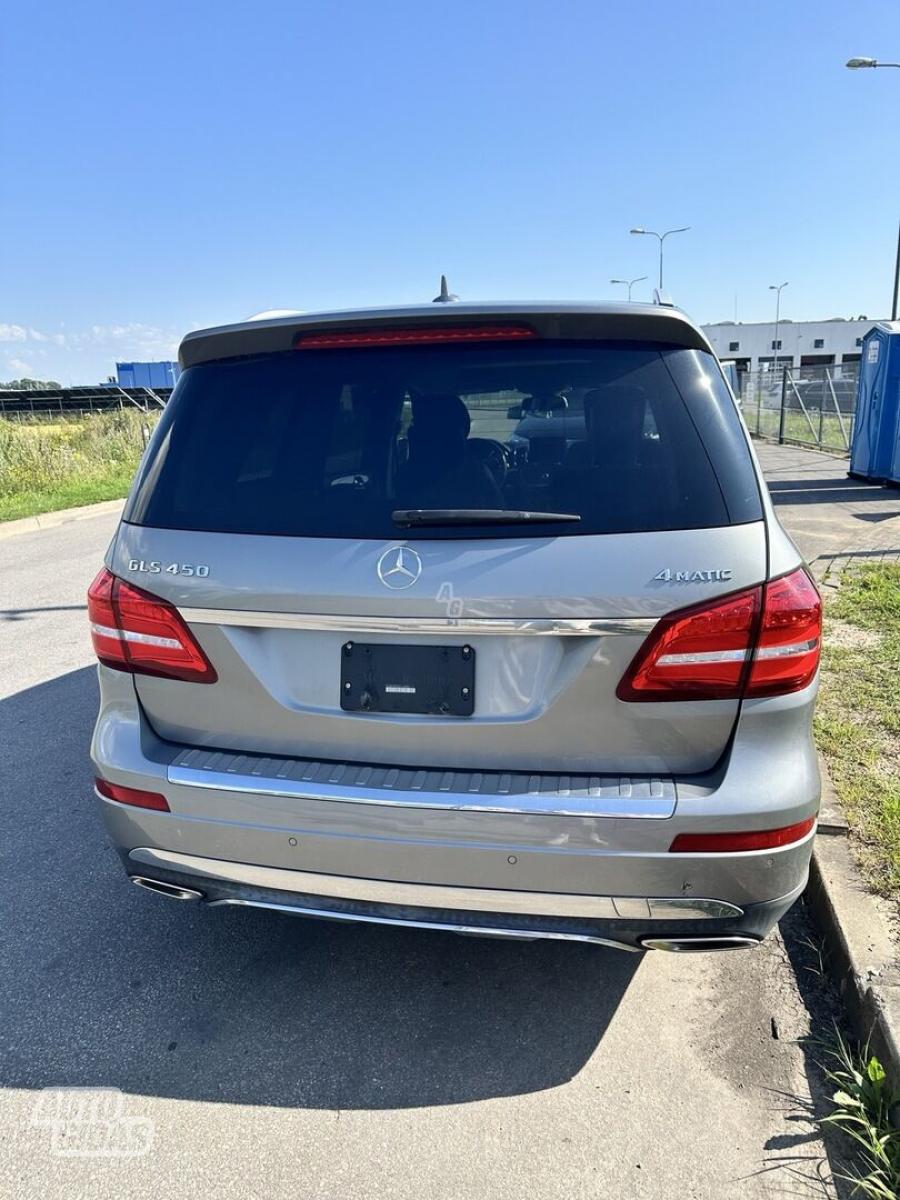 Grey Mercedes-Benz GLS 450 2017 in Klaipeda, with an engine capacity of 3.00 L and mileage of 175 thousand km for 15250 €, photo 5 on AUTOMOTO.COM.LV