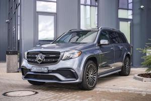 Серый Мерседес GLS 450 2017 в Каунас, объемом двигателя 3.00 л и пробегом 162 тыс. км за 28950 €, фото 4 на AUTOMOTO.COM.LV