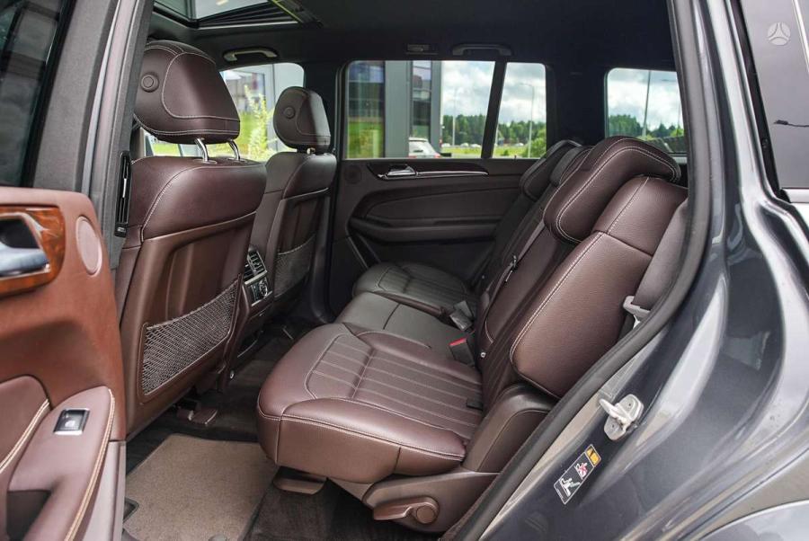 Серый Мерседес GLS 450 2017 в Каунас, объемом двигателя 3.00 л и пробегом 162 тыс. км за 28950 €, фото 37 на AUTOMOTO.COM.LV