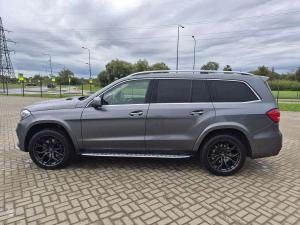 Pelēks Mercedes-Benz GLS 450 2017 Kauņa, ar dzinēja tilpumu 3.00 L un nobraukumu 161 tūkst. km par 18200 €, foto  vietnē AUTOMOTO.COM.LV