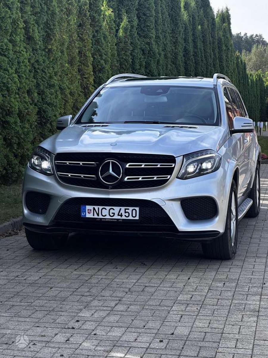 Pelēks Mercedes-Benz GLS 450 2018 Nemenčinė, ar dzinēja tilpumu 3.00 L un nobraukumu 234 tūkst. km par 26000 €, foto 3 vietnē AUTOMOTO.COM.LV
