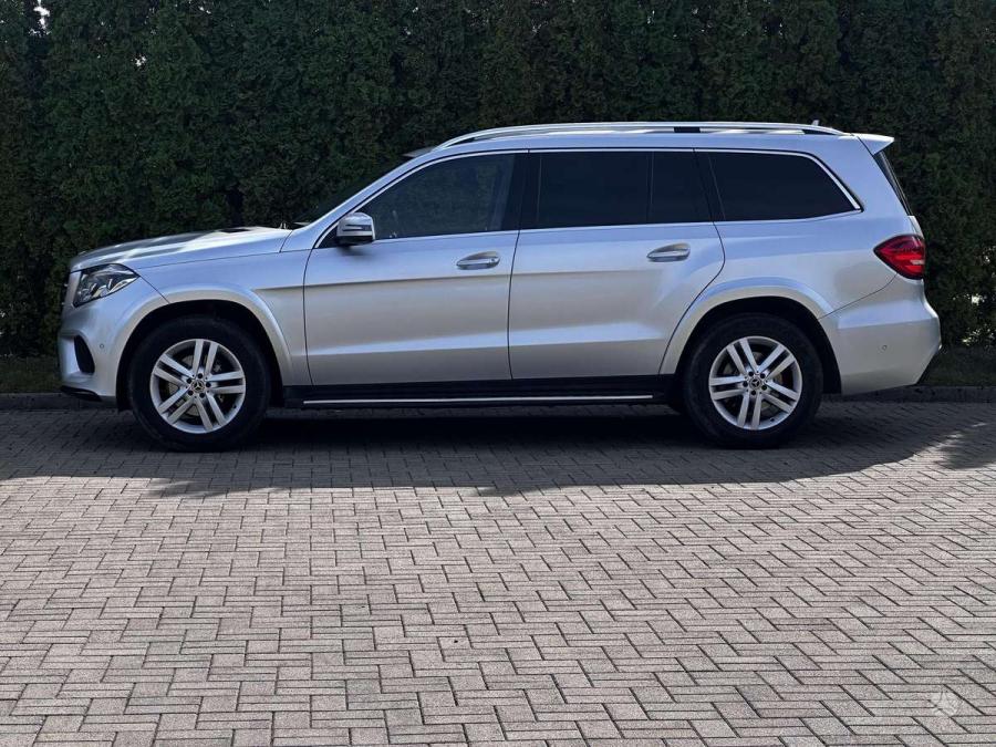Pelēks Mercedes-Benz GLS 450 2018 Nemenčinė, ar dzinēja tilpumu 3.00 L un nobraukumu 234 tūkst. km par 26000 €, foto 7 vietnē AUTOMOTO.COM.LV