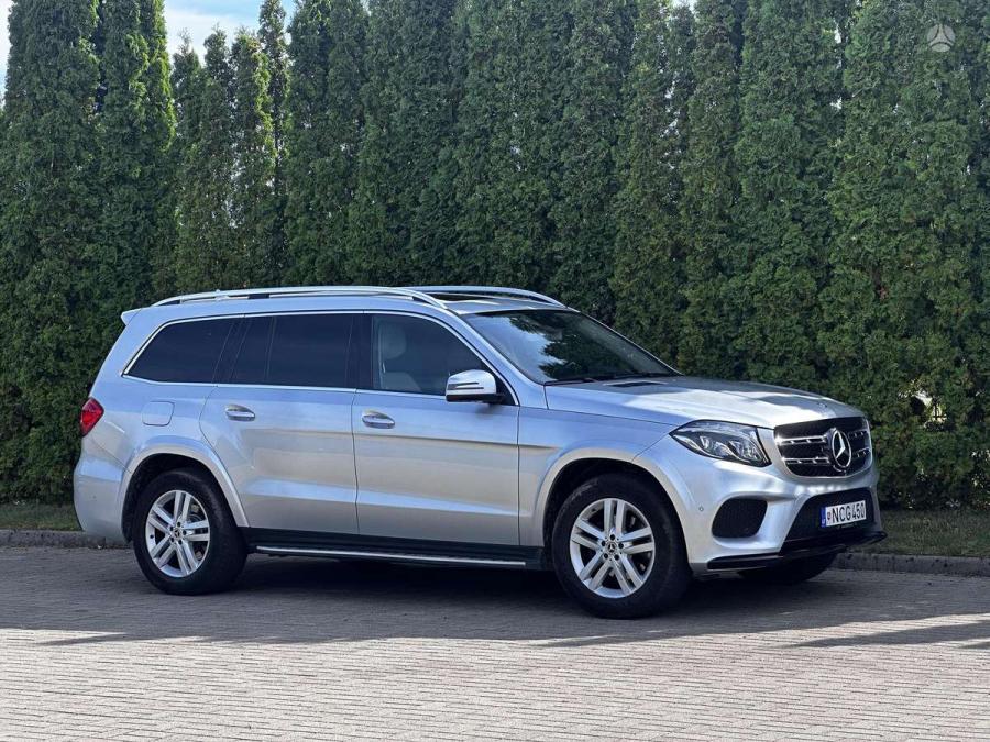 Pelēks Mercedes-Benz GLS 450 2018 Nemenčinė, ar dzinēja tilpumu 3.00 L un nobraukumu 234 tūkst. km par 26000 €, foto 19 vietnē AUTOMOTO.COM.LV
