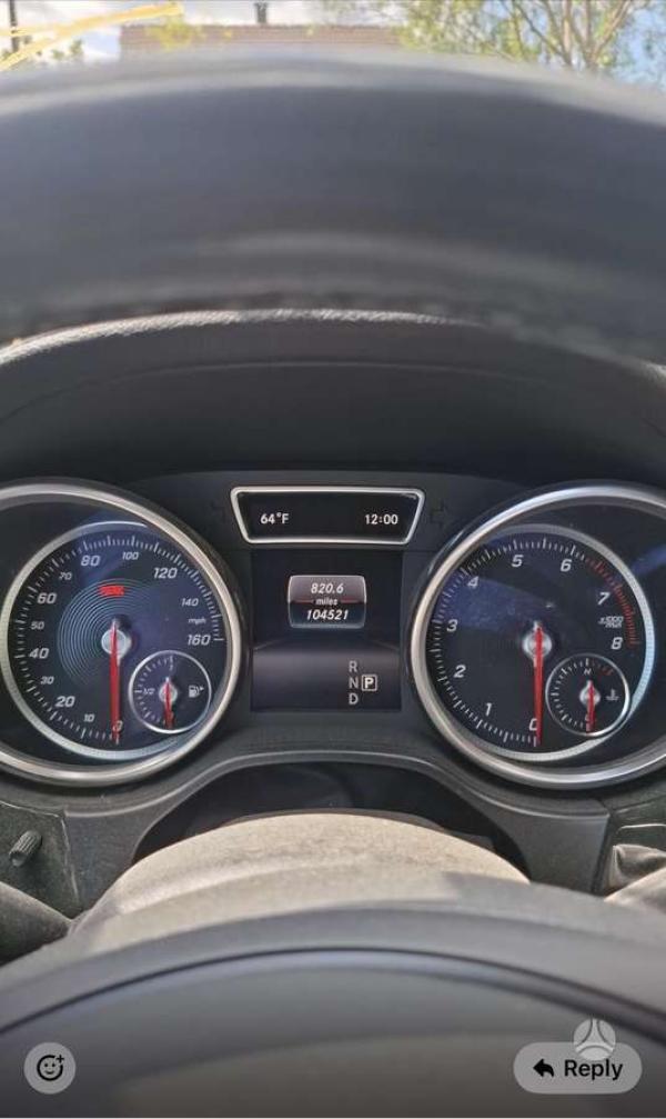 Grey Mercedes-Benz GLS 450 2019 in Vilnius, with an engine capacity of 3.00 L and mileage of 169 thousand km for 14999 €, photo 5 on AUTOMOTO.COM.LV