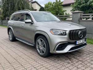 Серый Мерседес GLS 450 2020 в Каунас, объемом двигателя 3.00 л и пробегом 99 тыс. км за 63500 €, фото 4 на AUTOMOTO.COM.LV