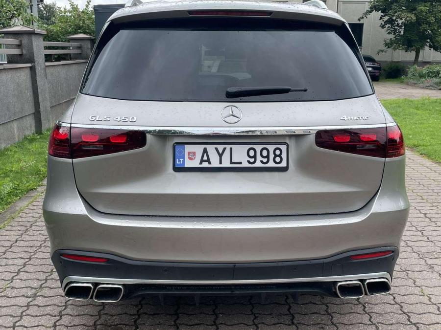 Серый Мерседес GLS 450 2020 в Каунас, объемом двигателя 3.00 л и пробегом 99 тыс. км за 63500 €, фото 8 на AUTOMOTO.COM.LV
