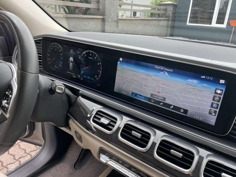 Серый Мерседес GLS 450 2020 в Каунас, объемом двигателя 3.00 л и пробегом 99 тыс. км за 63500 €, фото 26 на AUTOMOTO.COM.LV