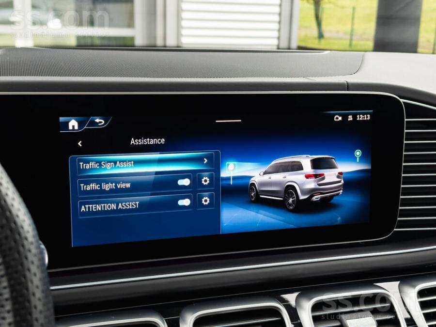 Серый Мерседес GLS 450 2023 в Рига, объемом двигателя 3.00 л и пробегом 69 тыс. км за 104900 €, фото 30 на AUTOMOTO.COM.LV