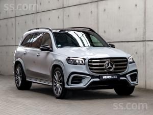 Pelēks Mercedes-Benz GLS 450 2023 Rīga, ar dzinēja tilpumu 3.00 L un nobraukumu 69 tūkst. km par 99900 €, foto  vietnē AUTOMOTO.COM.LV