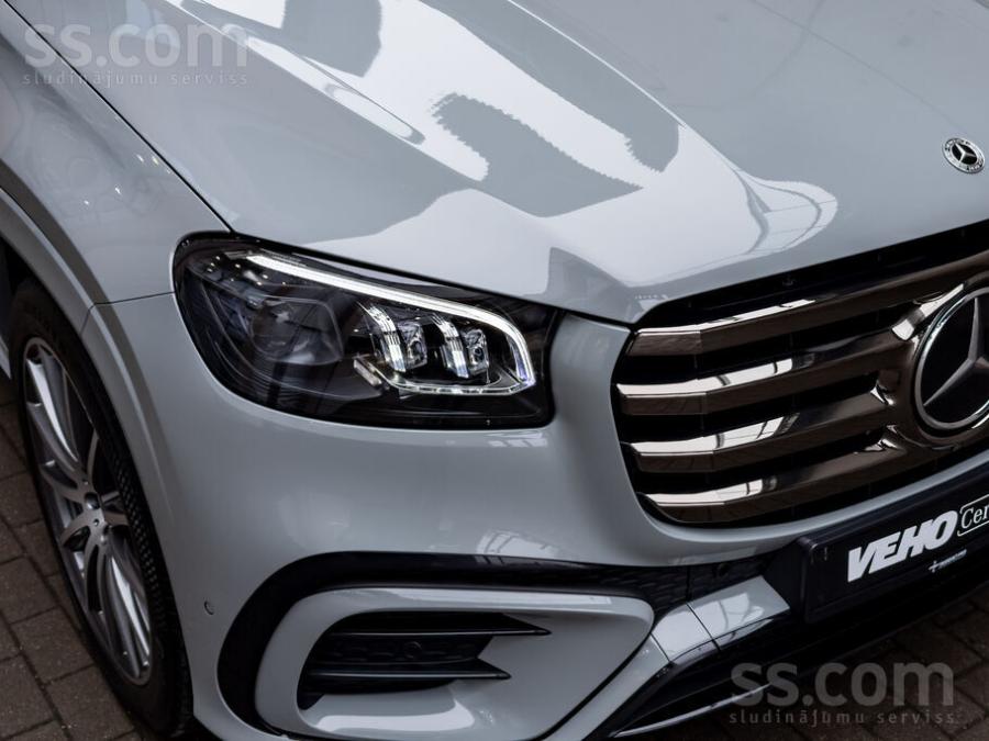 Серый Мерседес GLS 450 2023 в Рига, объемом двигателя 3.00 л и пробегом 69 тыс. км за 99900 €, фото 4 на AUTOMOTO.COM.LV