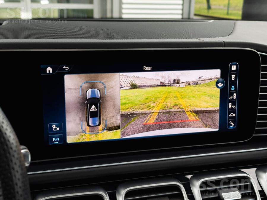 Серый Мерседес GLS 450 2023 в Рига, объемом двигателя 3.00 л и пробегом 69 тыс. км за 99900 €, фото 29 на AUTOMOTO.COM.LV