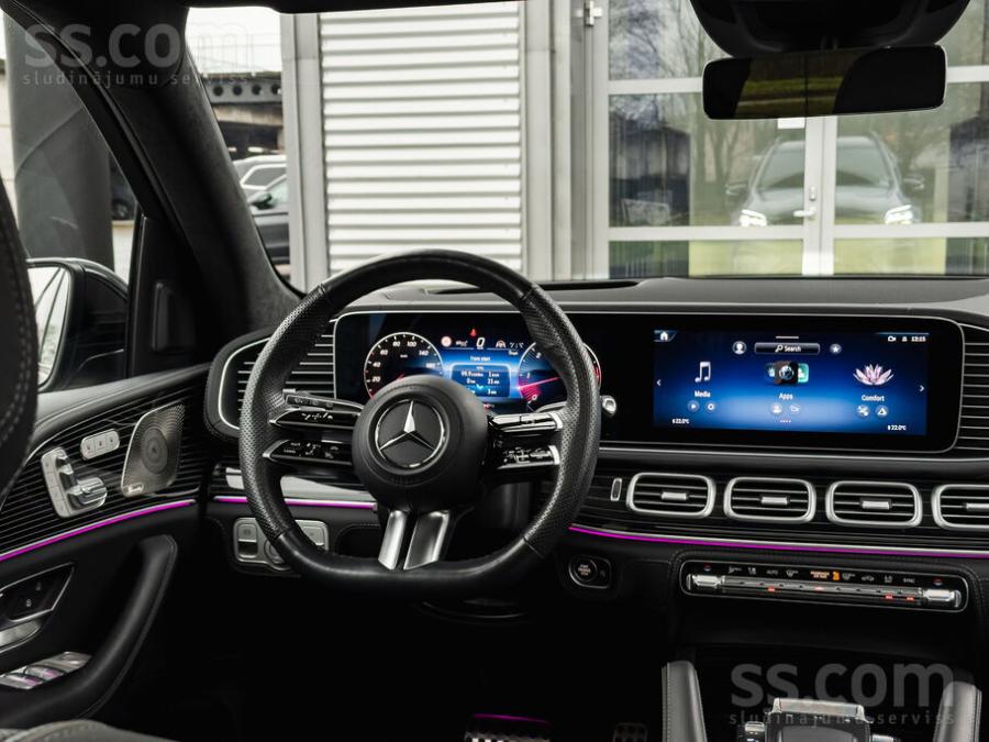 Серый Мерседес GLS 450 2023 в Рига, объемом двигателя 3.00 л и пробегом 69 тыс. км за 99900 €, фото 35 на AUTOMOTO.COM.LV