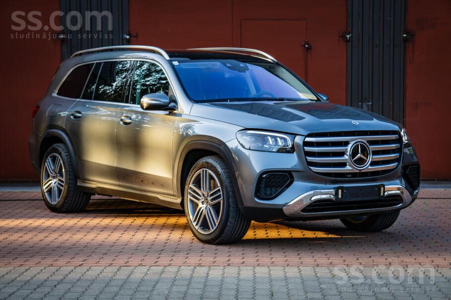 Pelēks Mercedes-Benz GLS 450 2024 Daugavpils, ar dzinēja tilpumu 3.00 L un nobraukumu 8 tūkst. km par 104888 €, foto 8 vietnē AUTOMOTO.COM.LV