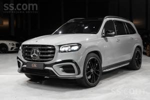 Серый Мерседес GLS 450 2024 в Рига, объемом двигателя 3.00 л и пробегом 24 тыс. км за 99990 €, фото  на AUTOMOTO.COM.LV