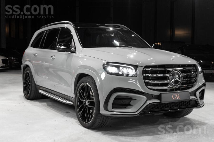 Серый Мерседес GLS 450 2024 в Рига, объемом двигателя 3.00 л и пробегом 24 тыс. км за 99990 €, фото 4 на AUTOMOTO.COM.LV