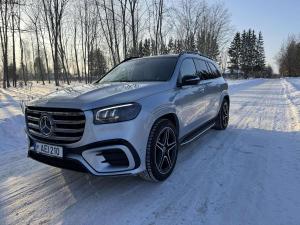 Pelēks Mercedes-Benz GLS 450 2025 Viļņa, ar dzinēja tilpumu 3.00 L un nobraukumu 14 tūkst. km par 99000 €, foto 2 vietnē AUTOMOTO.COM.LV