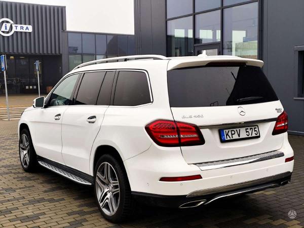 Balts Mercedes-Benz GLS 450 2017 Šauļi, ar dzinēja tilpumu 3.00 L un nobraukumu 109 tūkst. km par 27700 €, foto 5 vietnē AUTOMOTO.COM.LV