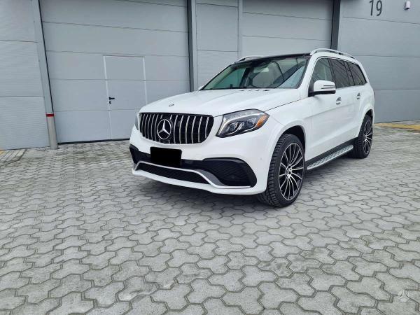 Balts Mercedes-Benz GLS 450 2017 Viļņa, ar dzinēja tilpumu 3.00 L un nobraukumu 97 tūkst. km par 32500 €, foto 3 vietnē AUTOMOTO.COM.LV