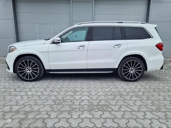 Balts Mercedes-Benz GLS 450 2017 Viļņa, ar dzinēja tilpumu 3.00 L un nobraukumu 97 tūkst. km par 32500 €, foto 4 vietnē AUTOMOTO.COM.LV