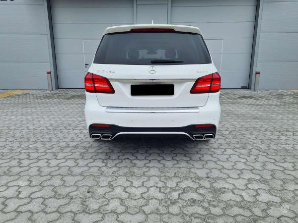 Balts Mercedes-Benz GLS 450 2017 Viļņa, ar dzinēja tilpumu 3.00 L un nobraukumu 97 tūkst. km par 32500 €, foto 5 vietnē AUTOMOTO.COM.LV