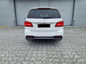 White Mercedes-Benz GLS 450 2017 in Vilnius, with an engine capacity of 3.00 L and mileage of 97 thousand km for 32500 €, photo 5 on AUTOMOTO.COM.LV