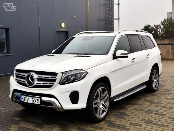 Balts Mercedes-Benz GLS 450 2017 Šauļi, ar dzinēja tilpumu 3.00 L un nobraukumu 109 tūkst. km par 27700 €, foto 2 vietnē AUTOMOTO.COM.LV