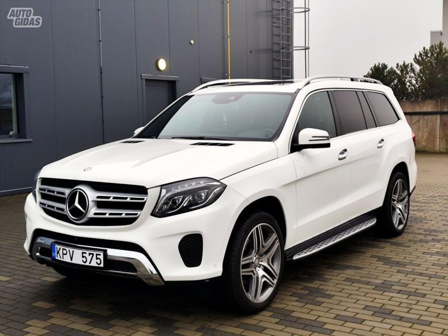 Balts Mercedes-Benz GLS 450 2017 Šauļi, ar dzinēja tilpumu 3.00 L un nobraukumu 109 tūkst. km par 27700 €, foto 2 vietnē AUTOMOTO.COM.LV