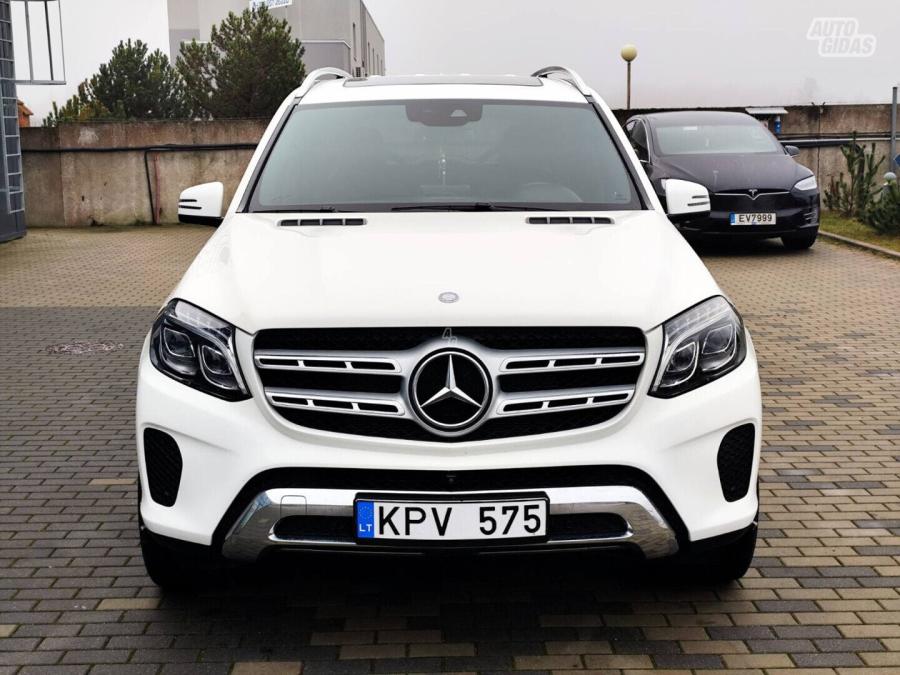 Balts Mercedes-Benz GLS 450 2017 Šauļi, ar dzinēja tilpumu 3.00 L un nobraukumu 109 tūkst. km par 27700 €, foto 3 vietnē AUTOMOTO.COM.LV