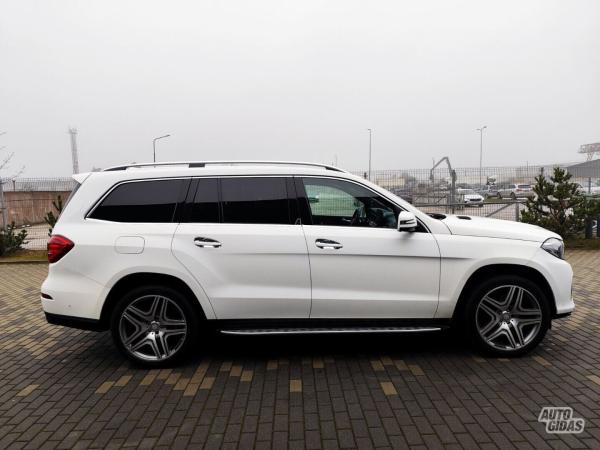 Balts Mercedes-Benz GLS 450 2017 Šauļi, ar dzinēja tilpumu 3.00 L un nobraukumu 109 tūkst. km par 27700 €, foto 7 vietnē AUTOMOTO.COM.LV