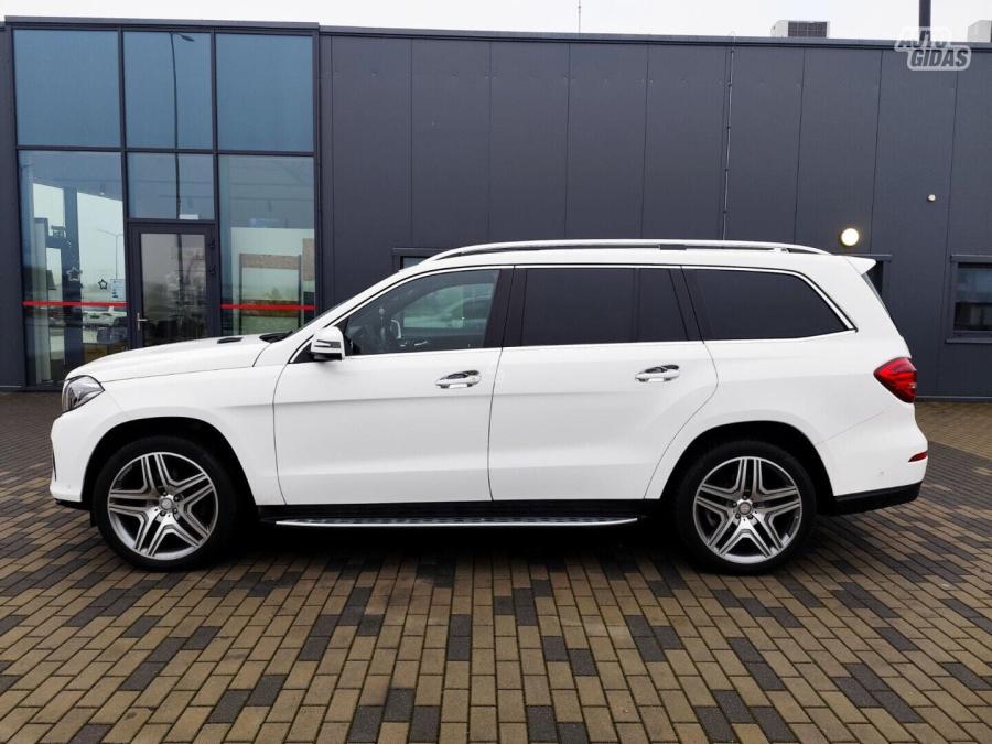 Balts Mercedes-Benz GLS 450 2017 Šauļi, ar dzinēja tilpumu 3.00 L un nobraukumu 109 tūkst. km par 27700 €, foto 8 vietnē AUTOMOTO.COM.LV
