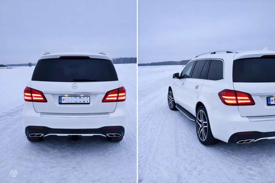 Balts Mercedes-Benz GLS 450 2017 Kauņa, ar dzinēja tilpumu 3.00 L un nobraukumu 84 tūkst. km par 34000 €, foto 7 vietnē AUTOMOTO.COM.LV