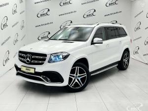 Белый Мерседес GLS 450 2017 в Вильнюс, объемом двигателя 3.00 л и пробегом 144 тыс. км за 23900 €, фото  на AUTOMOTO.COM.LV