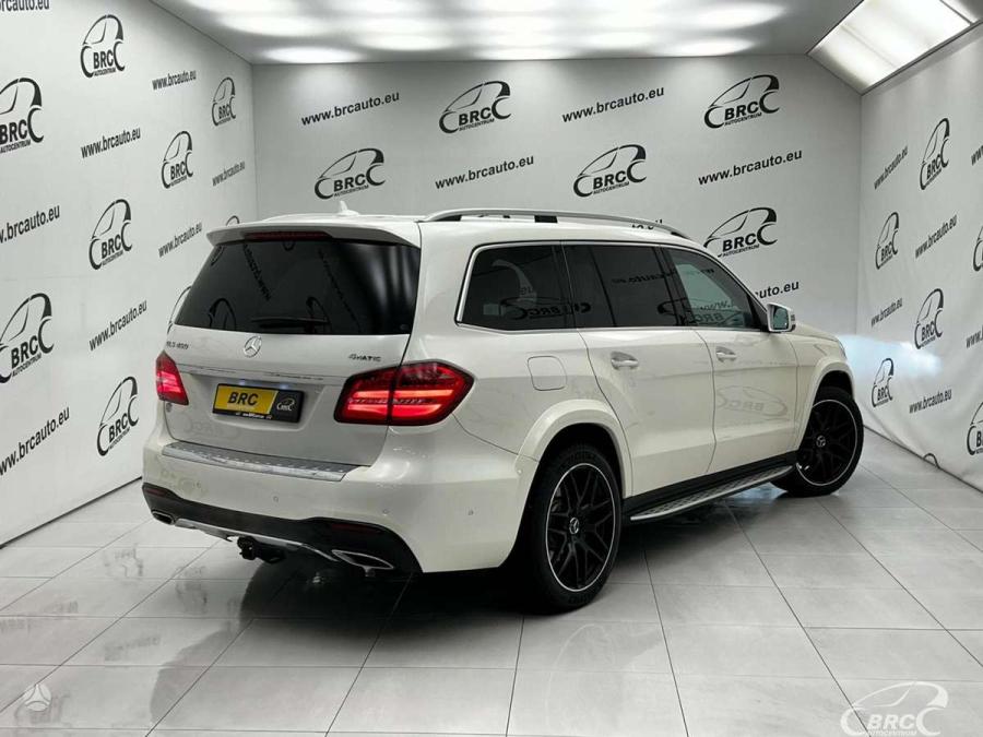 Balts Mercedes-Benz GLS 450 2017 Viļņa, ar dzinēja tilpumu 2.99 L un nobraukumu 259 tūkst. km par 17200 €, foto 4 vietnē AUTOMOTO.COM.LV