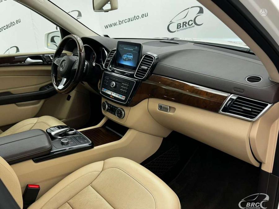 Balts Mercedes-Benz GLS 450 2017 Viļņa, ar dzinēja tilpumu 2.99 L un nobraukumu 259 tūkst. km par 17200 €, foto 9 vietnē AUTOMOTO.COM.LV