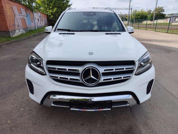 Белый Мерседес GLS 450 2017 в Шяуляй, объемом двигателя 3.00 л и пробегом 209 тыс. км за 19900 €, фото 3 на AUTOMOTO.COM.LV