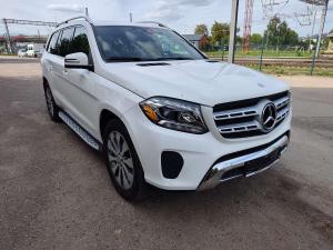 Белый Мерседес GLS 450 2017 в Шяуляй, объемом двигателя 3.00 л и пробегом 209 тыс. км за 19900 €, фото 4 на AUTOMOTO.COM.LV