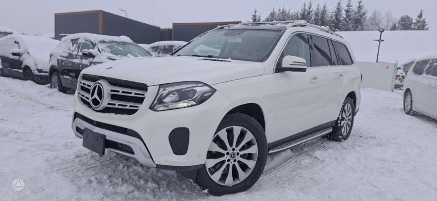 Balts Mercedes-Benz GLS 450 2018 Kauņa, ar dzinēja tilpumu 3.00 L un nobraukumu 137 tūkst. km par 23700 €, foto 1 vietnē AUTOMOTO.COM.LV