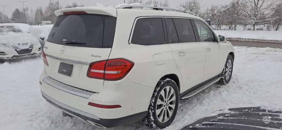 Balts Mercedes-Benz GLS 450 2018 Kauņa, ar dzinēja tilpumu 3.00 L un nobraukumu 137 tūkst. km par 23700 €, foto 7 vietnē AUTOMOTO.COM.LV