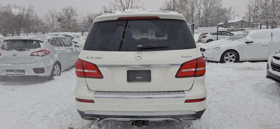 Balts Mercedes-Benz GLS 450 2018 Kauņa, ar dzinēja tilpumu 3.00 L un nobraukumu 137 tūkst. km par 23700 €, foto 8 vietnē AUTOMOTO.COM.LV