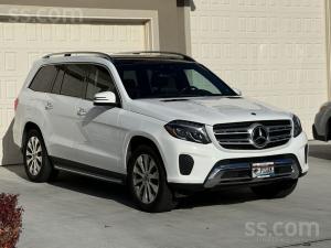 Balts Mercedes-Benz GLS 450 2019 Rīga, ar dzinēja tilpumu 3.00 L un nobraukumu 106 tūkst. km par 39999 €, foto  vietnē AUTOMOTO.COM.LV