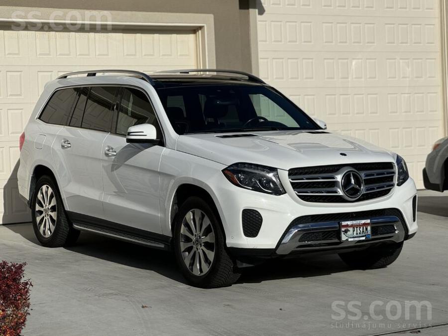 Balts Mercedes-Benz GLS 450 2019 Rīga, ar dzinēja tilpumu 3.00 L un nobraukumu 106 tūkst. km par 39999 €, foto 1 vietnē AUTOMOTO.COM.LV