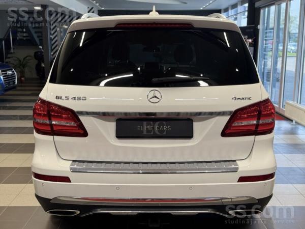 Balts Mercedes-Benz GLS 450 2019 Rīga, ar dzinēja tilpumu 3.00 L un nobraukumu 106 tūkst. km par 29990 €, foto 5 vietnē AUTOMOTO.COM.LV