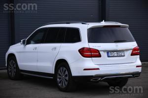 Белый Мерседес GLS 450 2019 в Рига, объемом двигателя 3.00 л и пробегом 106 тыс. км за 34995 €, фото 7 на AUTOMOTO.COM.LV