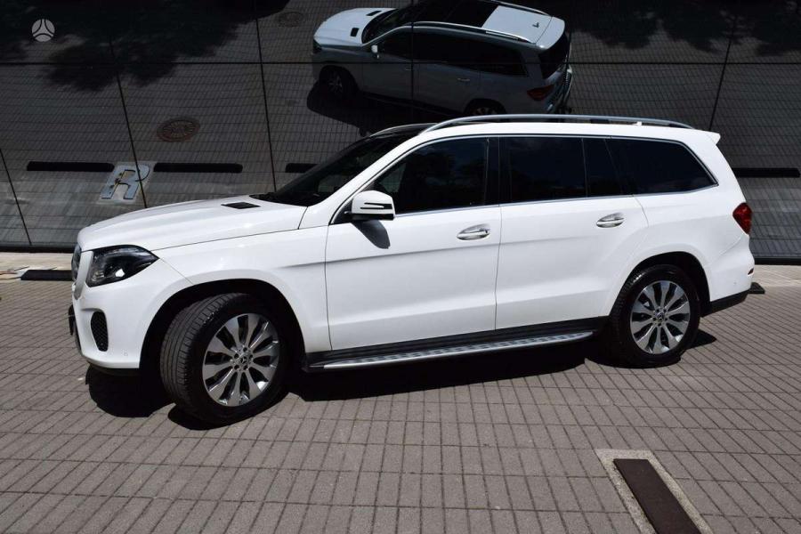 Balts Mercedes-Benz GLS 450 2019 Kauņa, ar dzinēja tilpumu 3.00 L un nobraukumu 148 tūkst. km par 35000 €, foto 1 vietnē AUTOMOTO.COM.LV