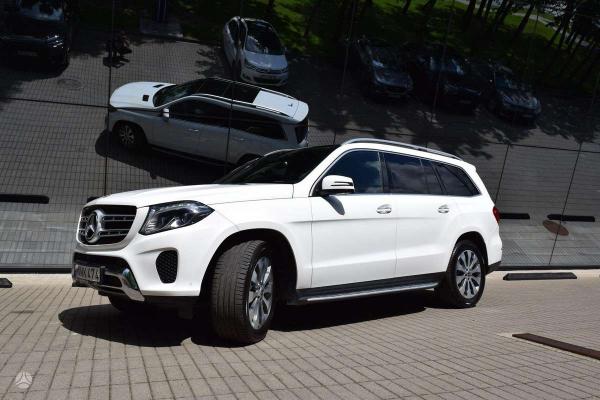 White Mercedes-Benz GLS 450 2019 in Kaunas, with an engine capacity of 3.00 L and mileage of 148 thousand km for 35000 €, photo 7 on AUTOMOTO.COM.LV