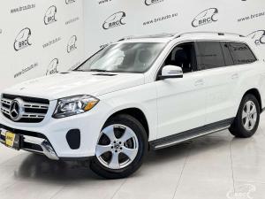 White Mercedes-Benz GLS 450 2019 in Vilnius, with an engine capacity of 3.00 L and mileage of 209 thousand km for 26900 €, photo  on AUTOMOTO.COM.LV