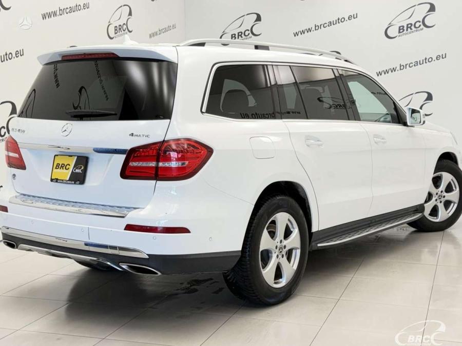 Белый Мерседес GLS 450 2019 в Вильнюс, объемом двигателя 3.00 л и пробегом 209 тыс. км за 26900 €, фото 4 на AUTOMOTO.COM.LV